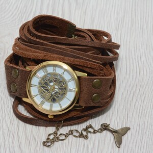 Leather Wrap Around Watch Wrap Watch for Woman Wrap Watch - Etsy