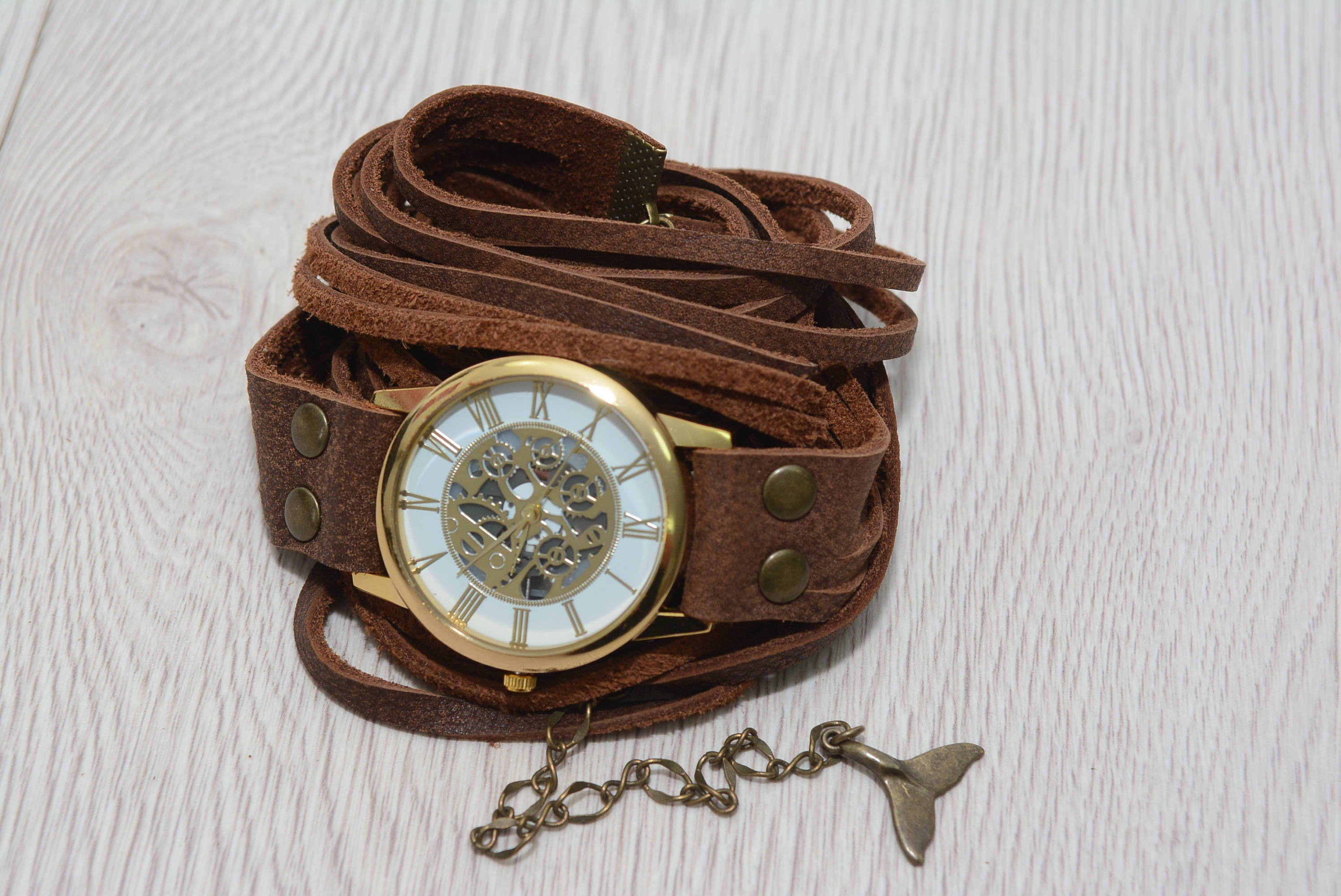 Leather Wrap Around Watch Wrap Watch for Woman Wrap Watch - Etsy