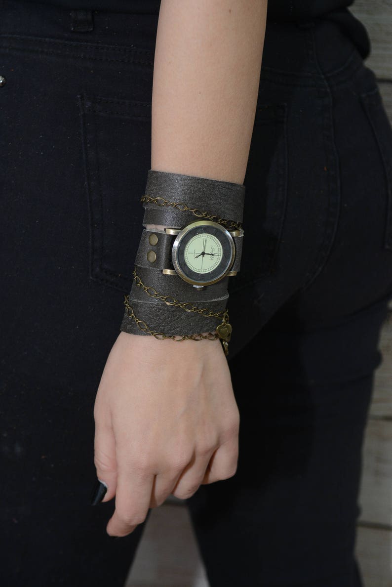 Leather Wrap Watch Unique Women's Watches Women's | Etsy