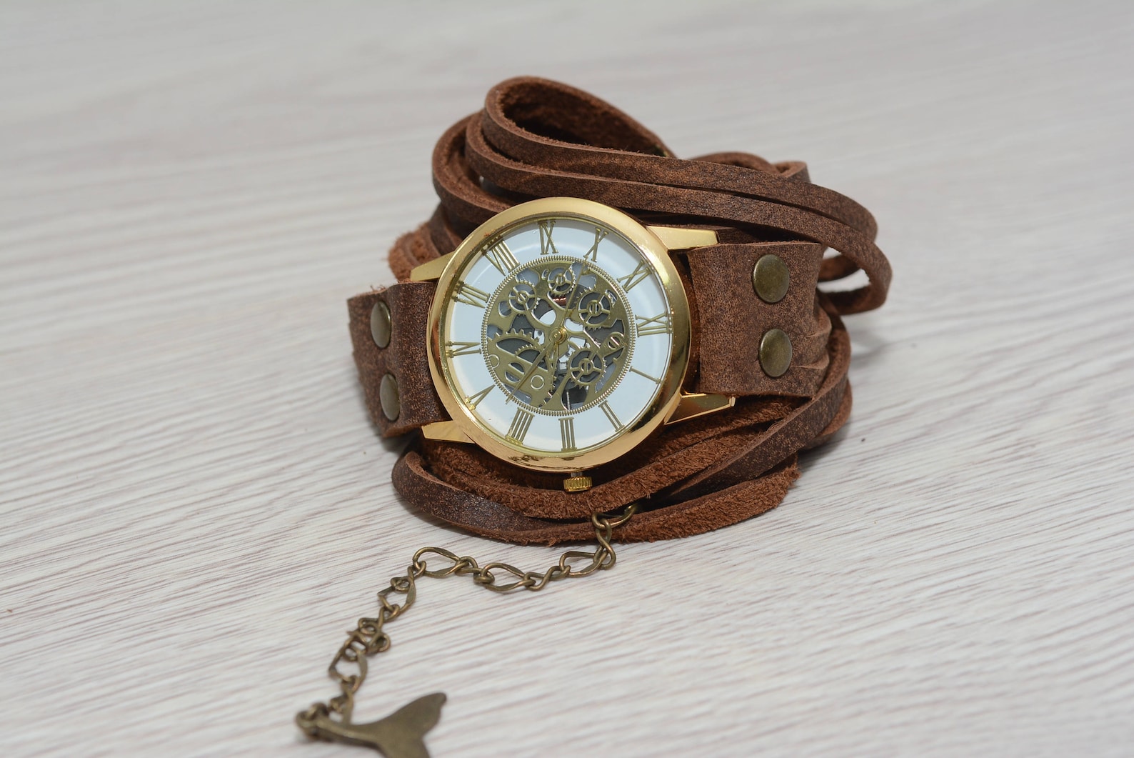 Leather Wrap Around Watch Wrap Watch for Woman Wrap Watch - Etsy