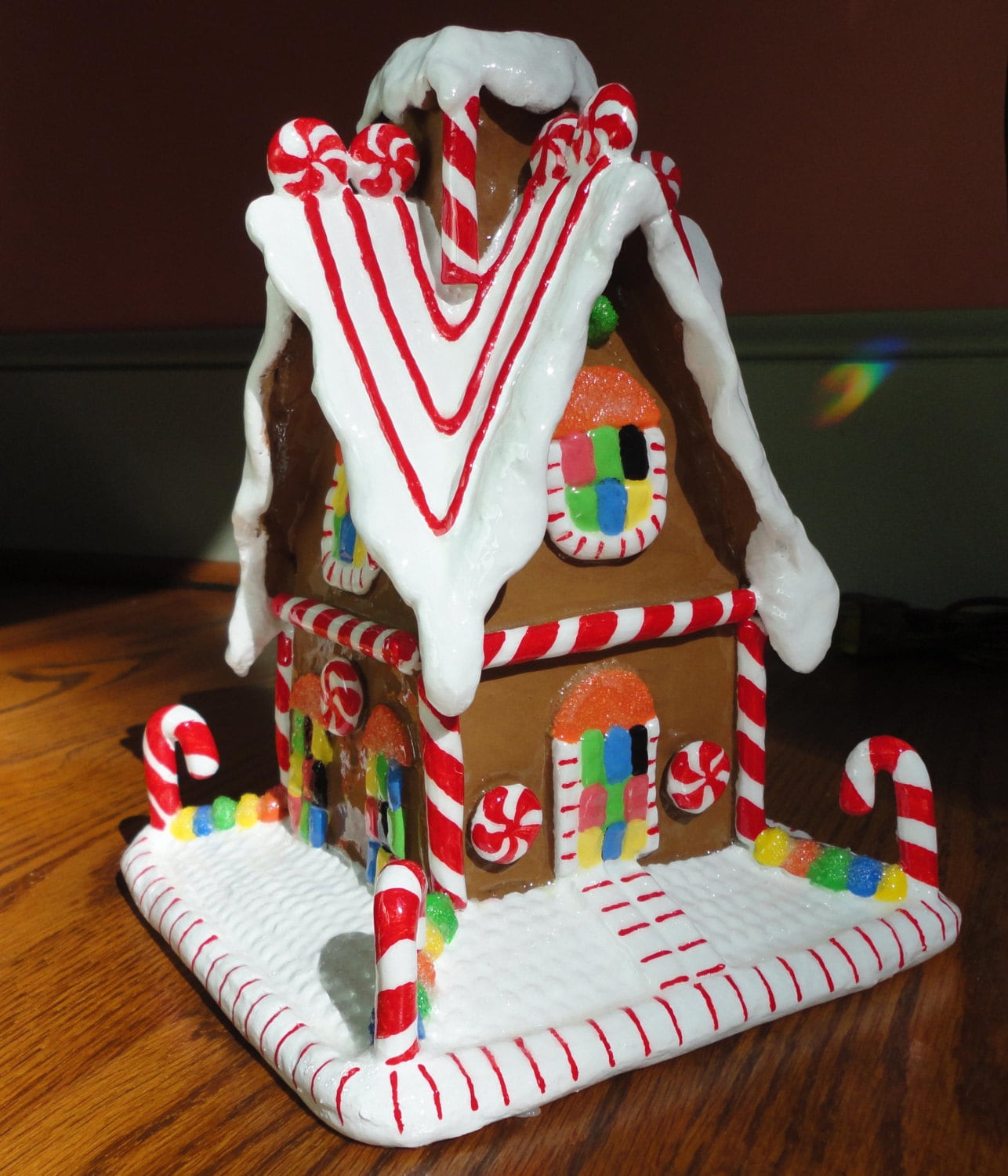 Hand Made Gingerbread House Unique, One of a Kind! - Etsy