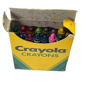 16 Retired & Hard to Find Crayola Crayon Collector Vintage Color Used ...