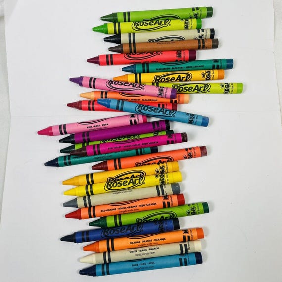 Rose art crayons store