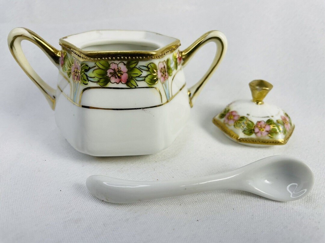 Nippon Morimura China 1911 Miniature 3 Bowl Lid Spoon Set - Etsy