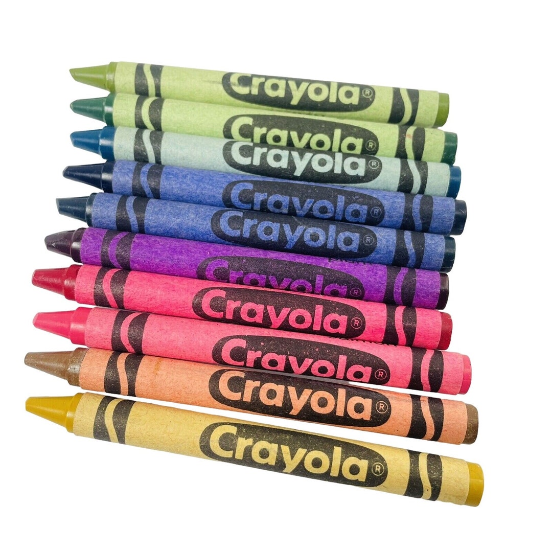 Vintage Binney & Smith Crayola Crayon Hard to Find Colors Lot 10 Loose ...