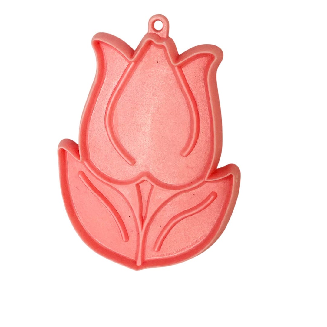 Spring Tulip Flower Shaped Pink for Baking Crafts Vintage Hallmark - Etsy