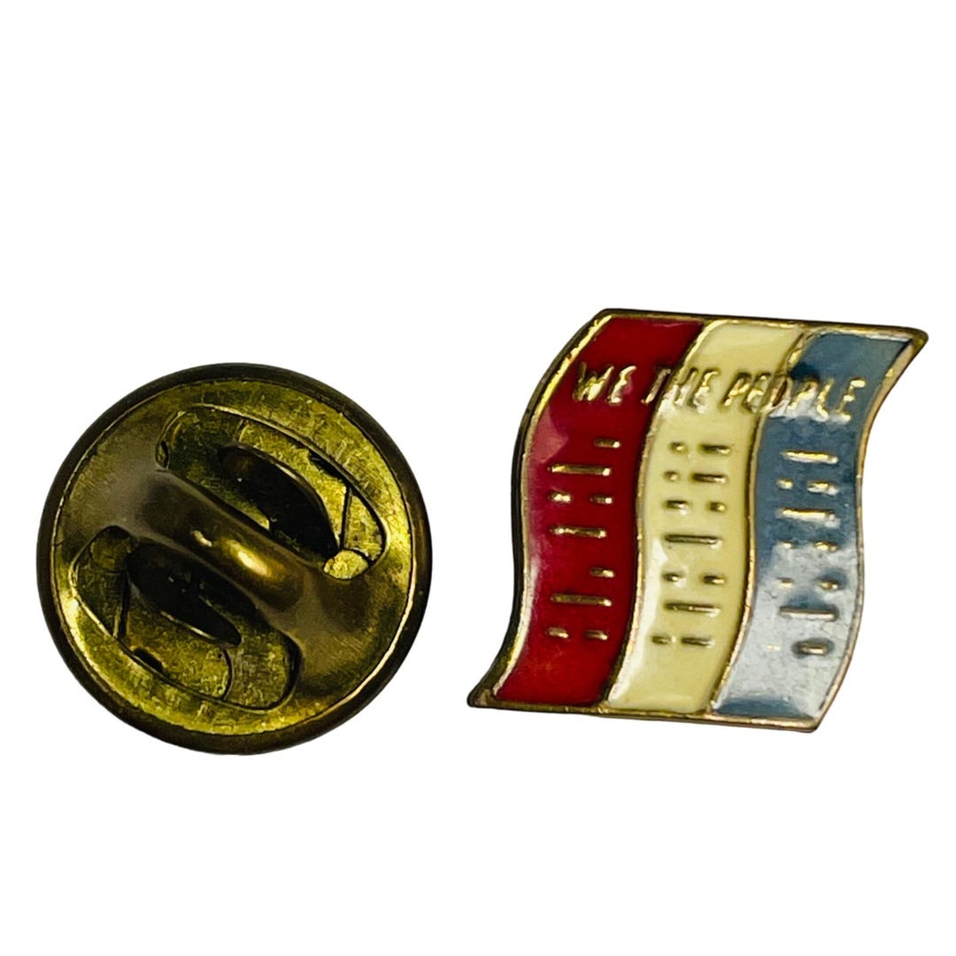 We the People Vintage Ballou Regd 130 Years Enamel Pin With Gold-tone ...