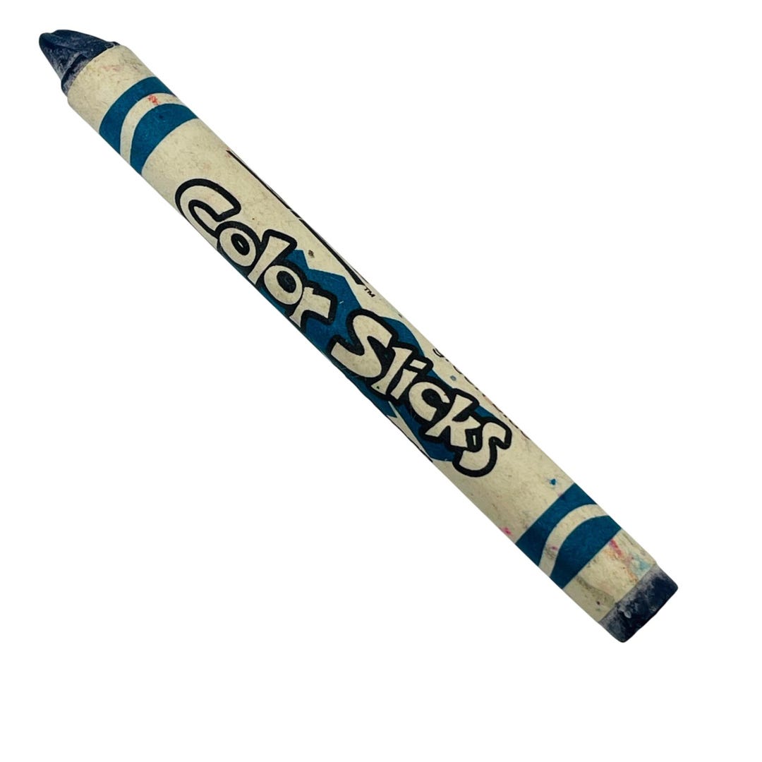 Vintage Crayola Green Blue Discontinued Color Slicks Crayon - Etsy