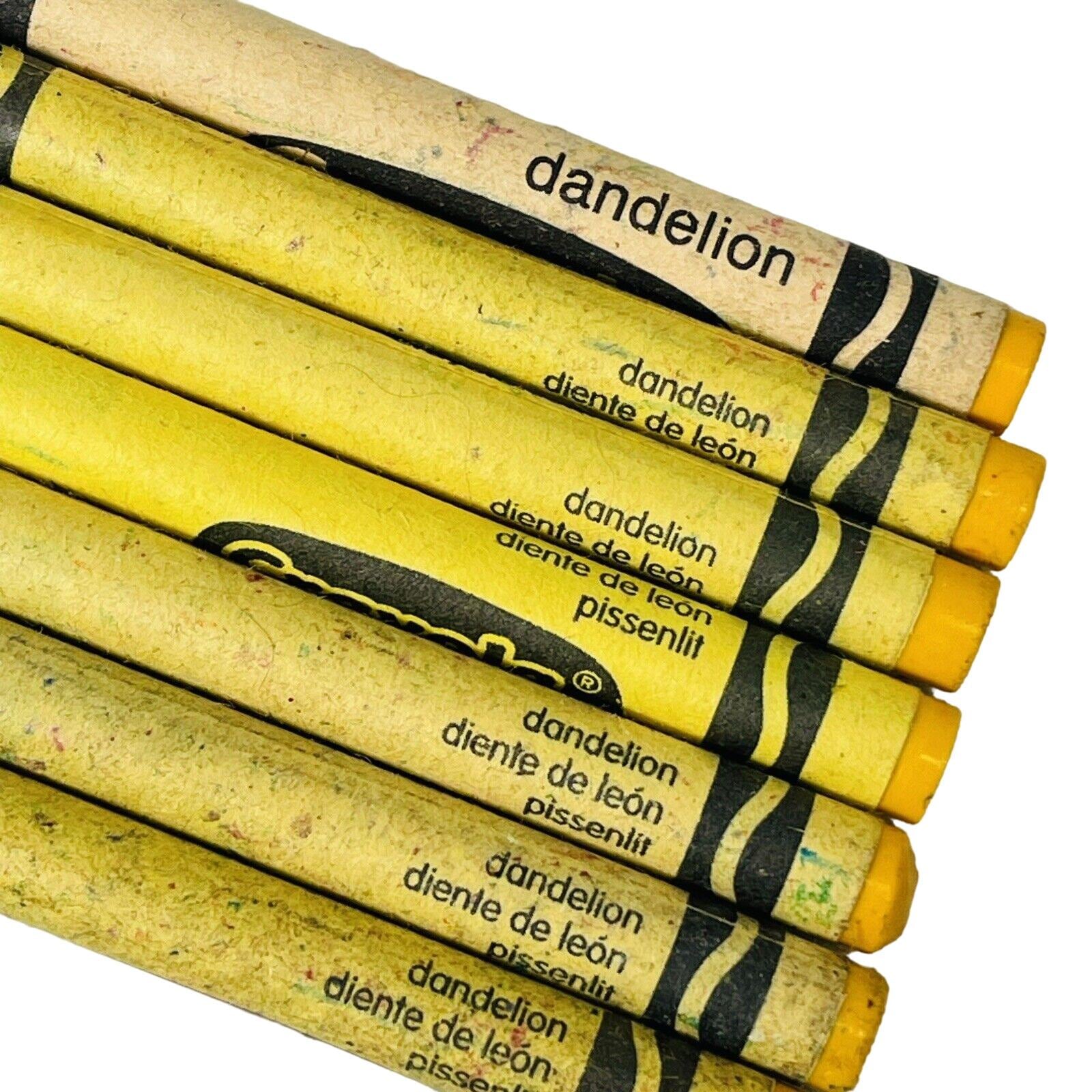 7.5 Dandelion Crayola Crayon Retired Coloring Color USED - Etsy