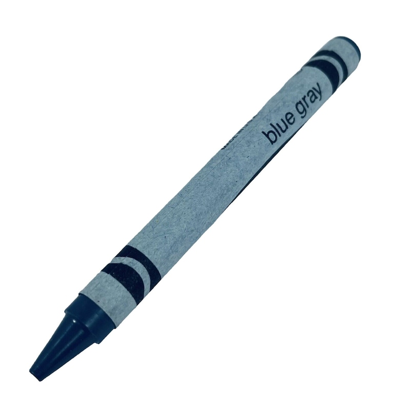 Crayola Crayon Retired Blue Gray New Unused Binney & Smith New York ...