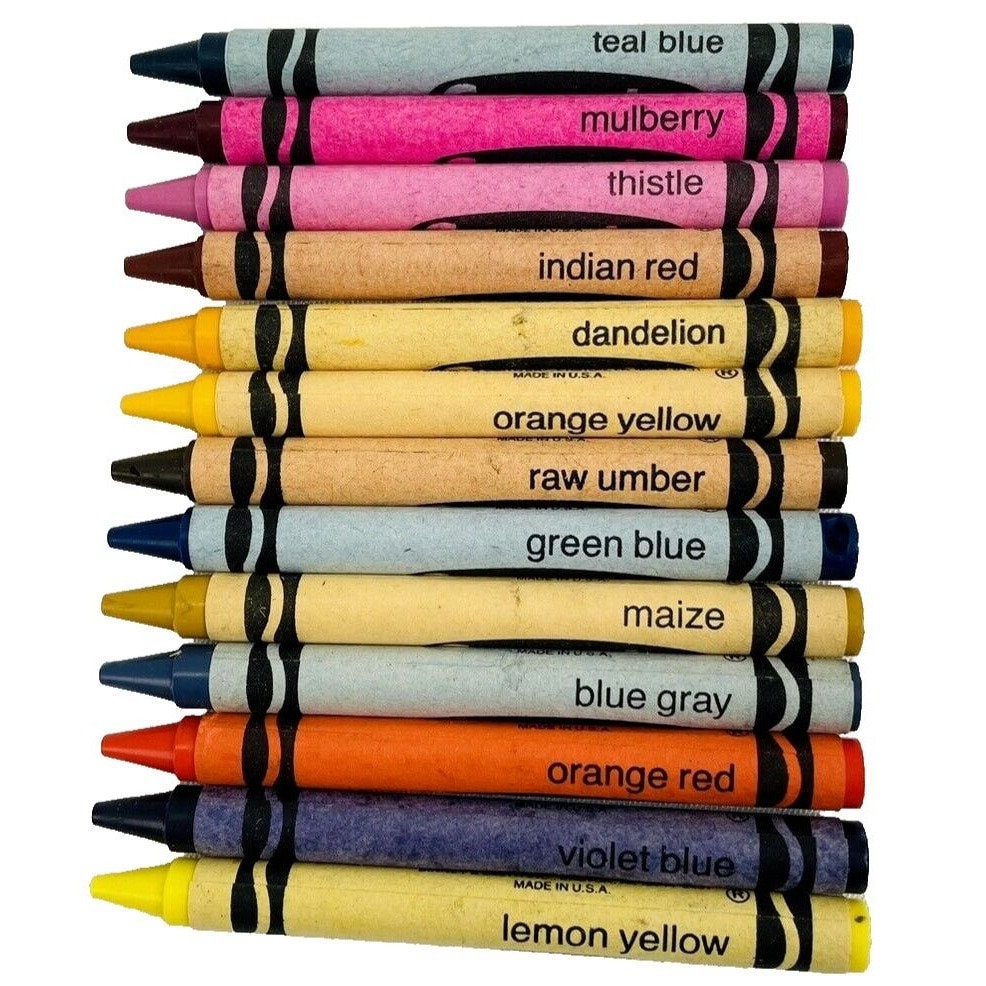 13 Retired Crayola Crayon Collector Vintage Color Lot UNUSED - Etsy