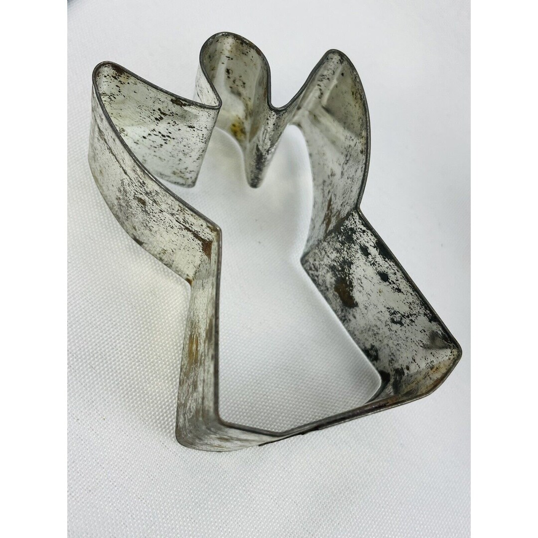 Angle Push Through Metal Aluminum Cookie Cutter 2.75 Inches Tall ...