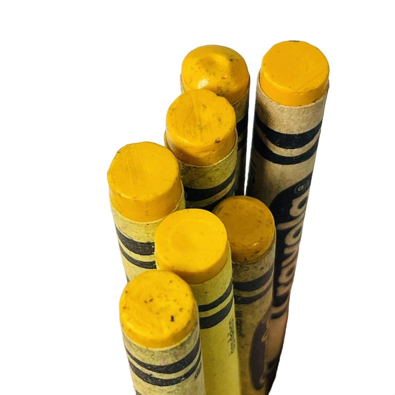 7.5 Dandelion Crayola Crayon Retired Coloring Color USED - Etsy