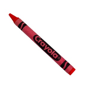Ultra Red Crayola Crayon Fluorescent Retired Permanent Name Change ...