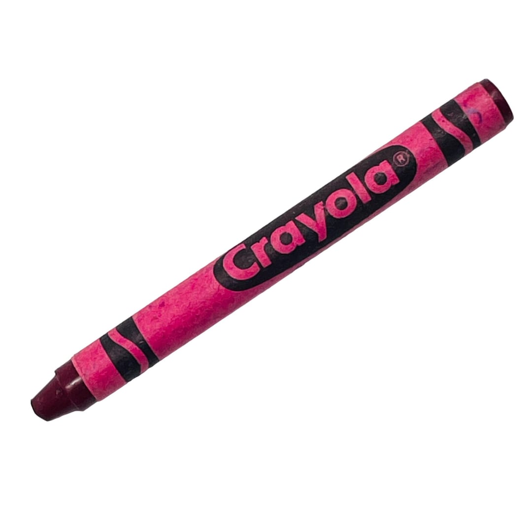 Discontinued Crayola Red Violet Color Crayon Collectible Art Supply ...
