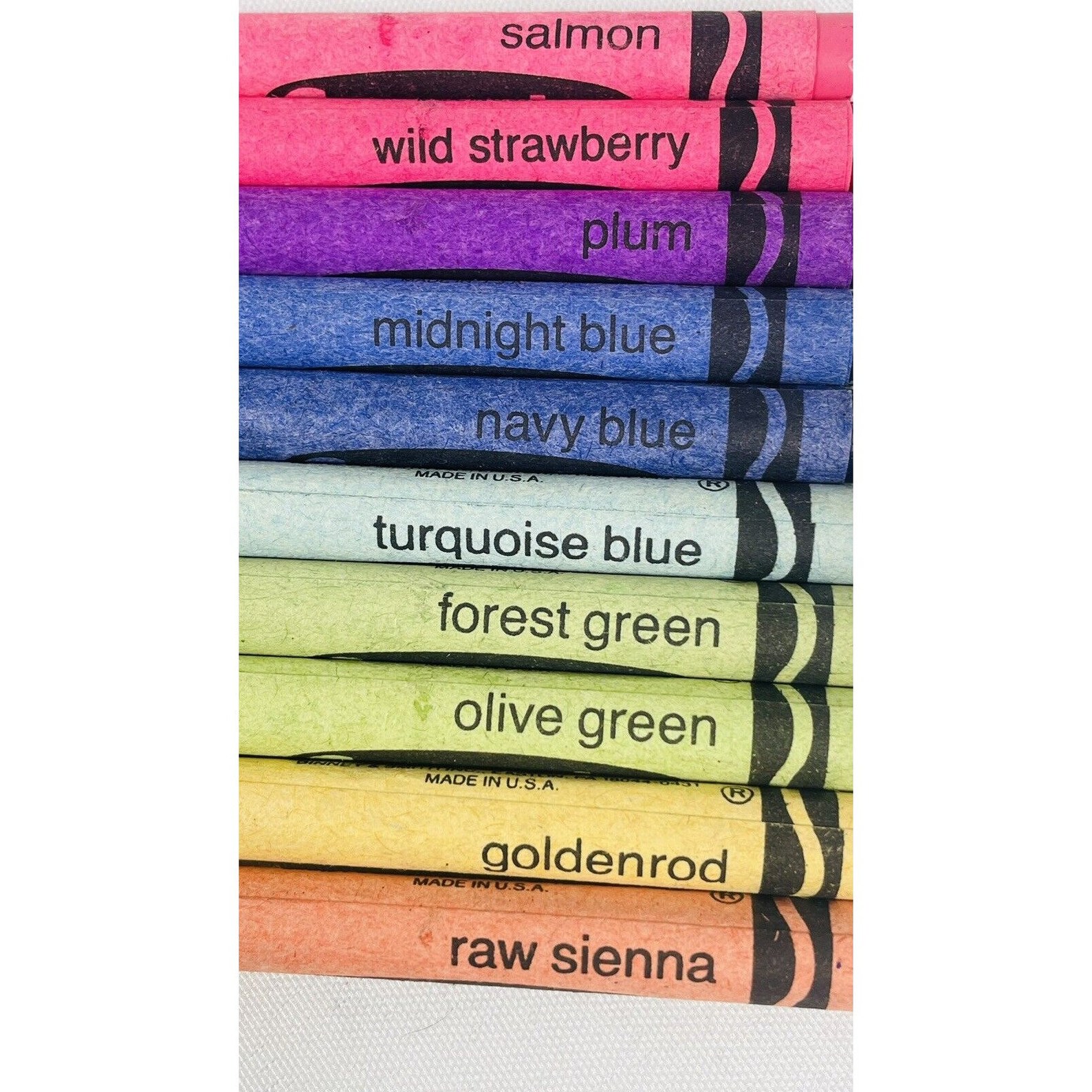 Crayola Crayon Hard to Find Colors Lot 10 Vintage Binney & Smith - Etsy