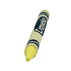 Lemon Yellow Crayola Crayon Retired New Unused Binney & Smith New York ...
