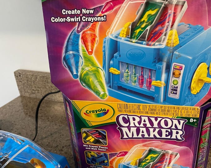 Crayola Crayon Melt Maker Electric Toy Color Swirl Feature & Crayons - Etsy