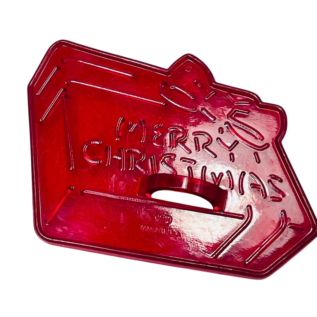 Vintage HRM Red Christmas Package Cookie Cutter Collectible Cookie ...
