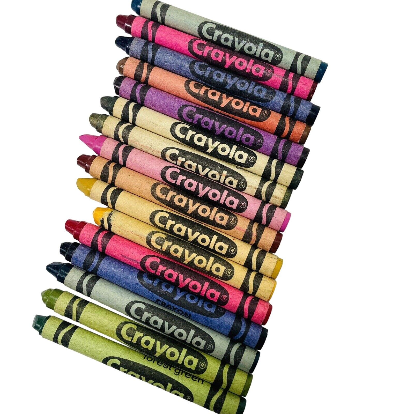 16 Retired & Hard to Find Crayola Crayon Collector Vintage Color Used ...