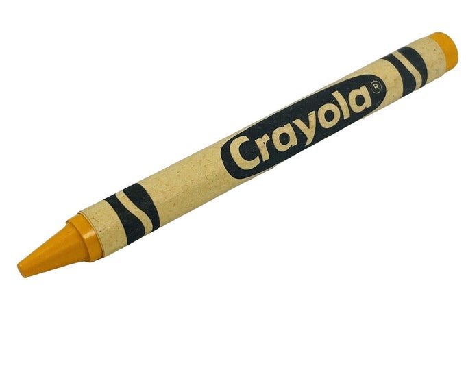 Vintage Retired Crayola Crayon Lot Indian Red Thistle Dandelion Color ...