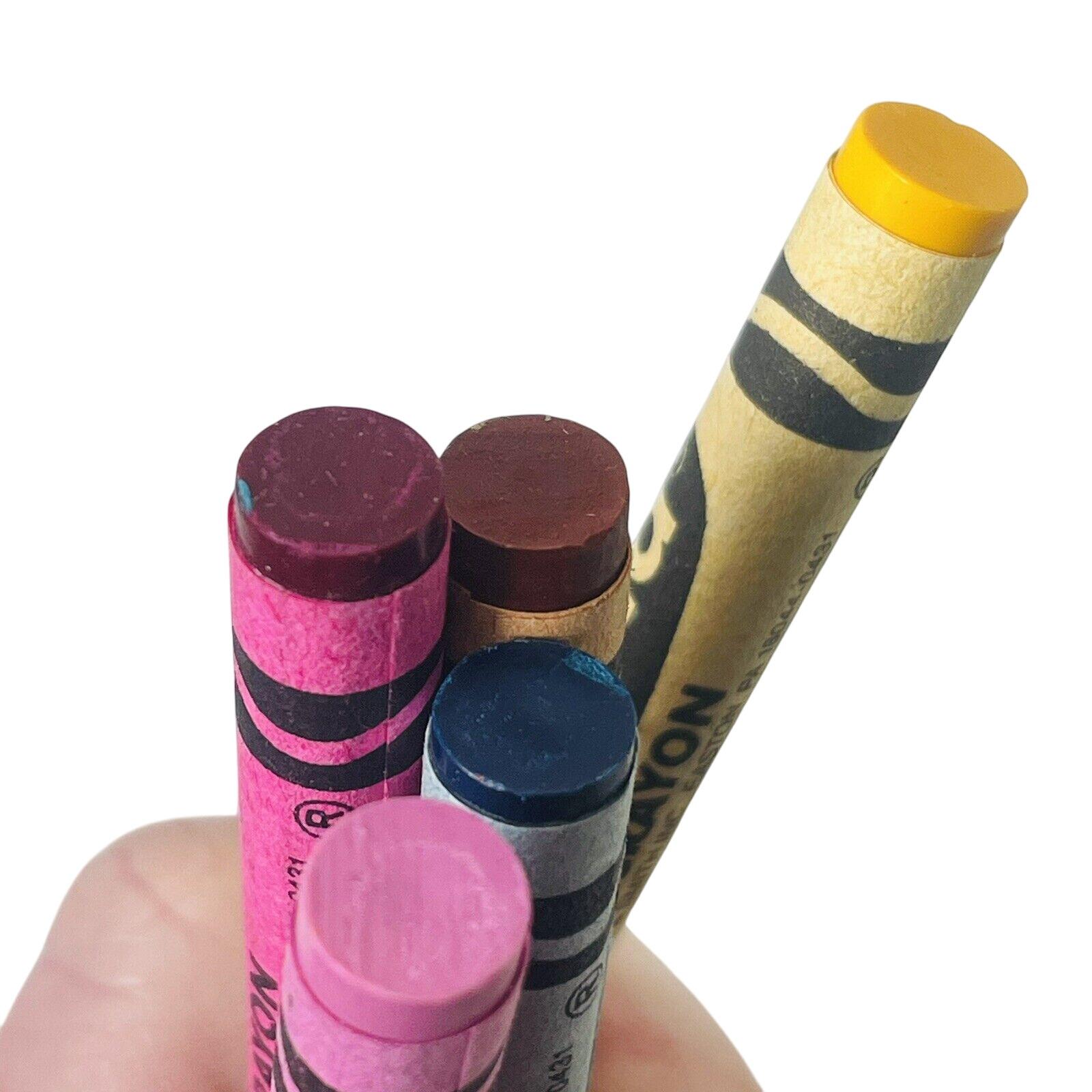 Crayola Crayon Retired Vintage 5 Loose NEW Indian Red Dandelion Thistle ...