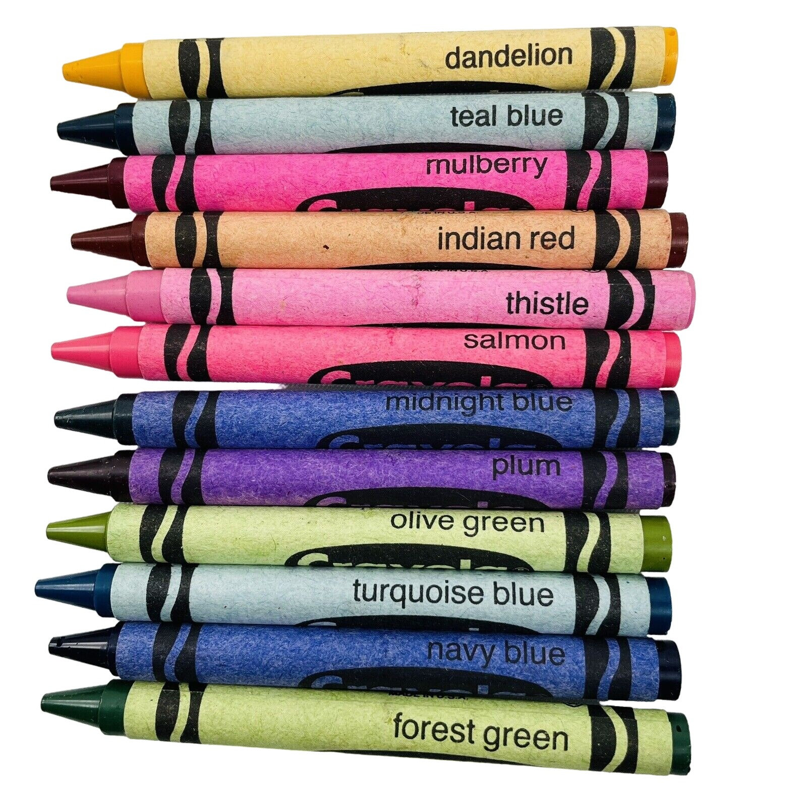 25 Retired and Hard to Find Crayola Crayon Collector Vintage Color Lot ...