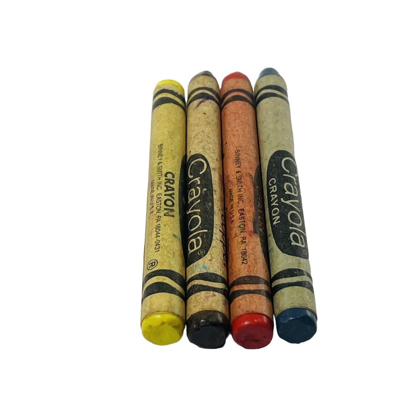 4 Retired Crayola Crayon Retired Vintage Used - Etsy