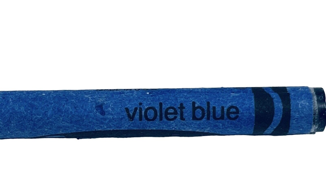 Violet Blue Crayola Crayon Retired New Unused Discontinued Vintage - Etsy