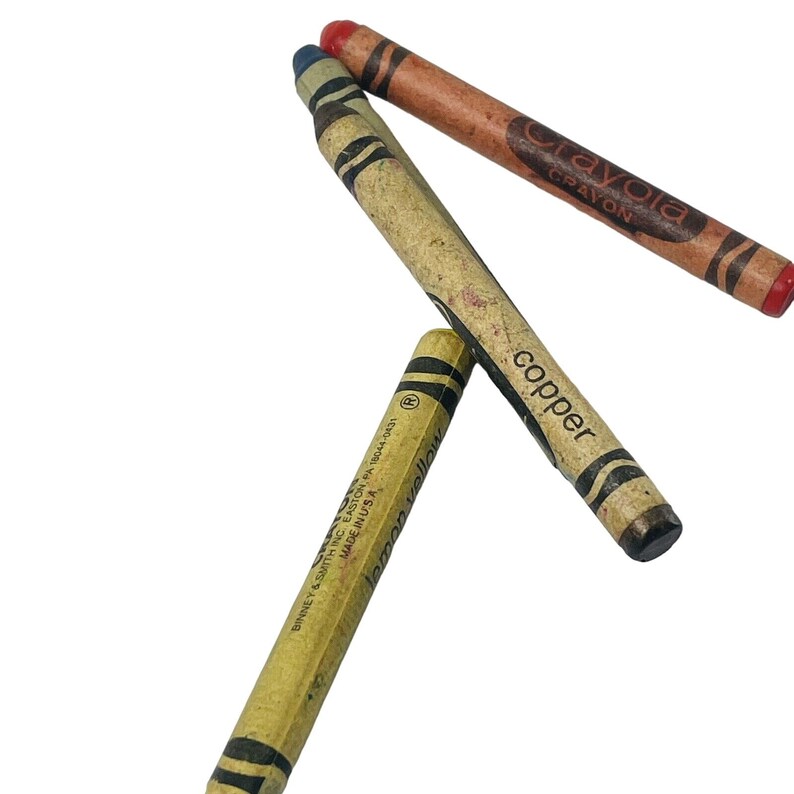 4 Retired Crayola Crayon Retired Vintage Used - Etsy
