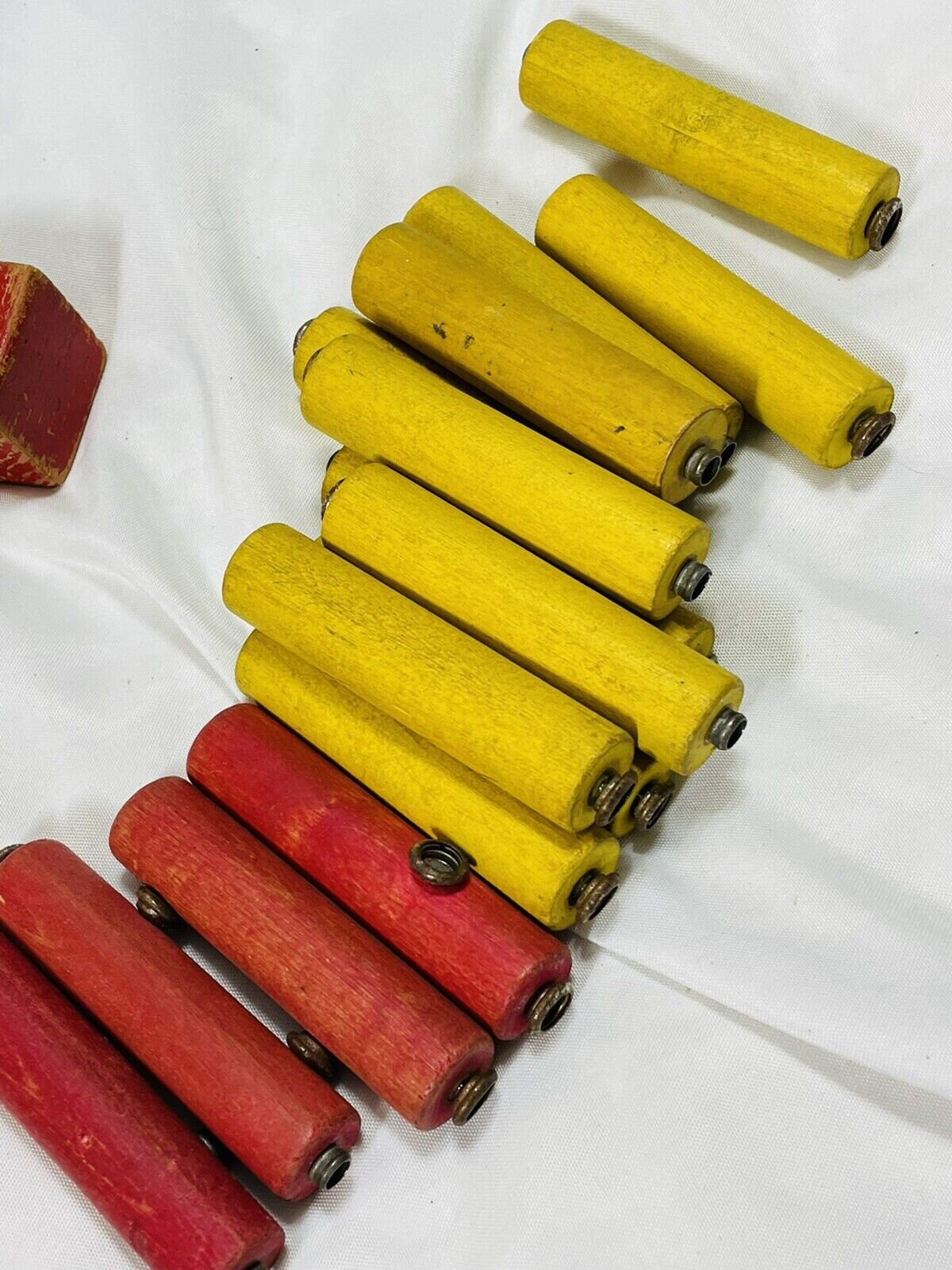 Snap N Play Vintage Wooden Building Blocks With Button Snap - Etsy