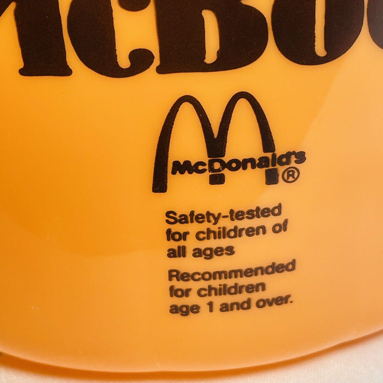 Vintage Pail Mcdonalds MCBOO Orange Halloween Pumpkin Bucket - Etsy