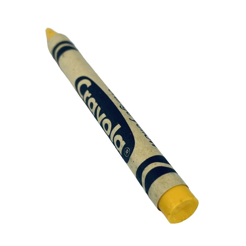 Crayola Crayon Retired Orange Yellow New Unused Binney & Smith New York ...