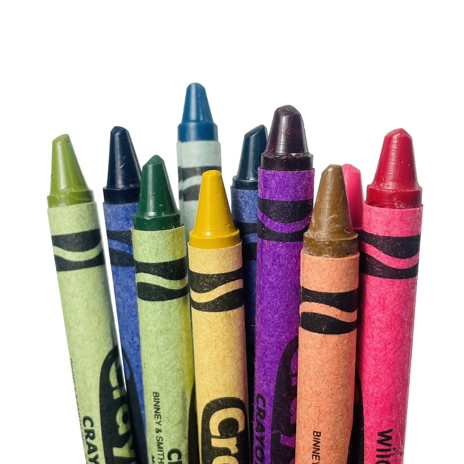 Vintage Binney & Smith Crayola Crayon Hard to Find Colors Lot 10 Loose ...