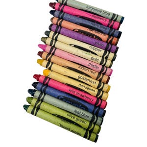 16 Retired & Hard to Find Crayola Crayon Collector Vintage Color Used ...