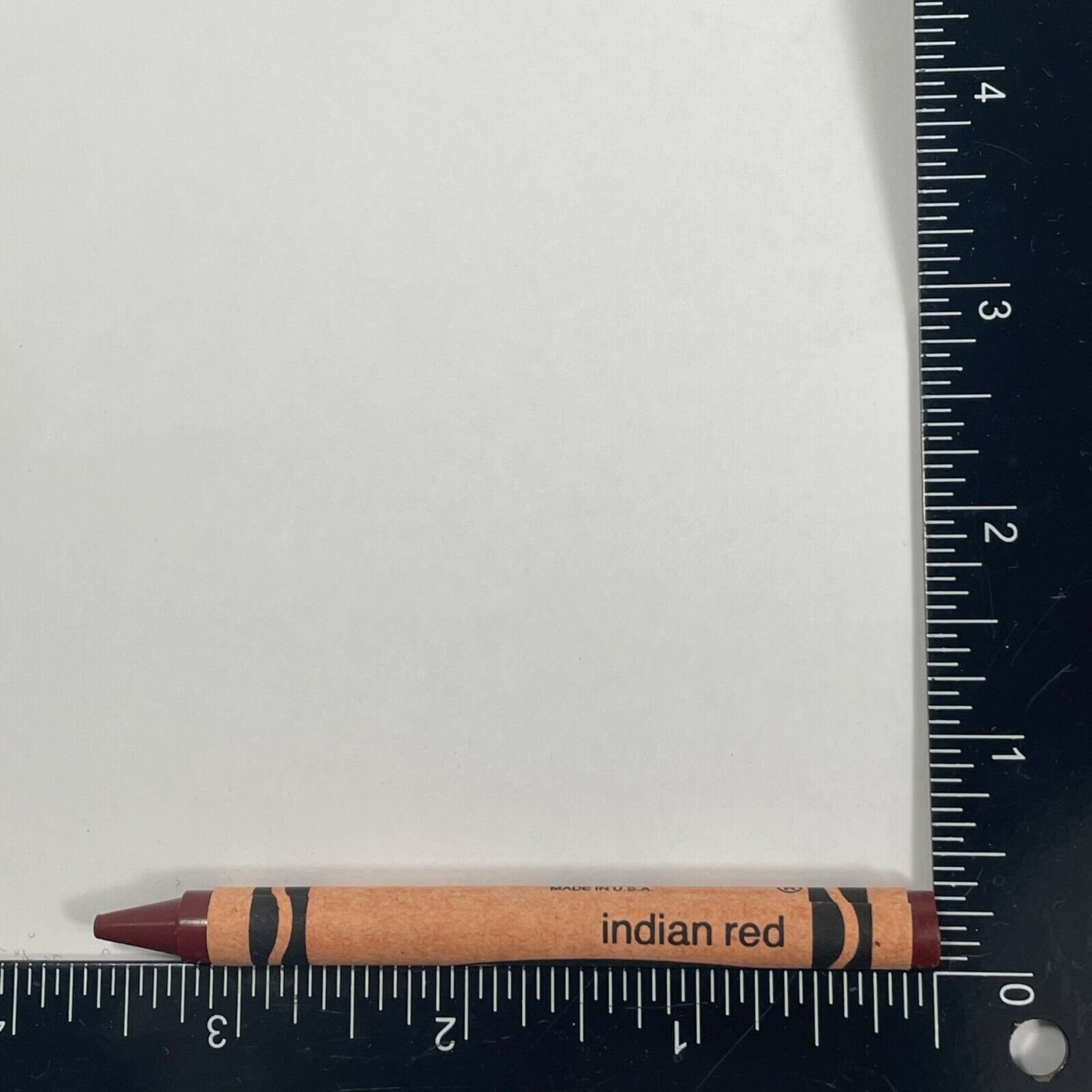 Vintage Crayola Indian Red Crayon Retired Binney & Smith 1990 Future ...