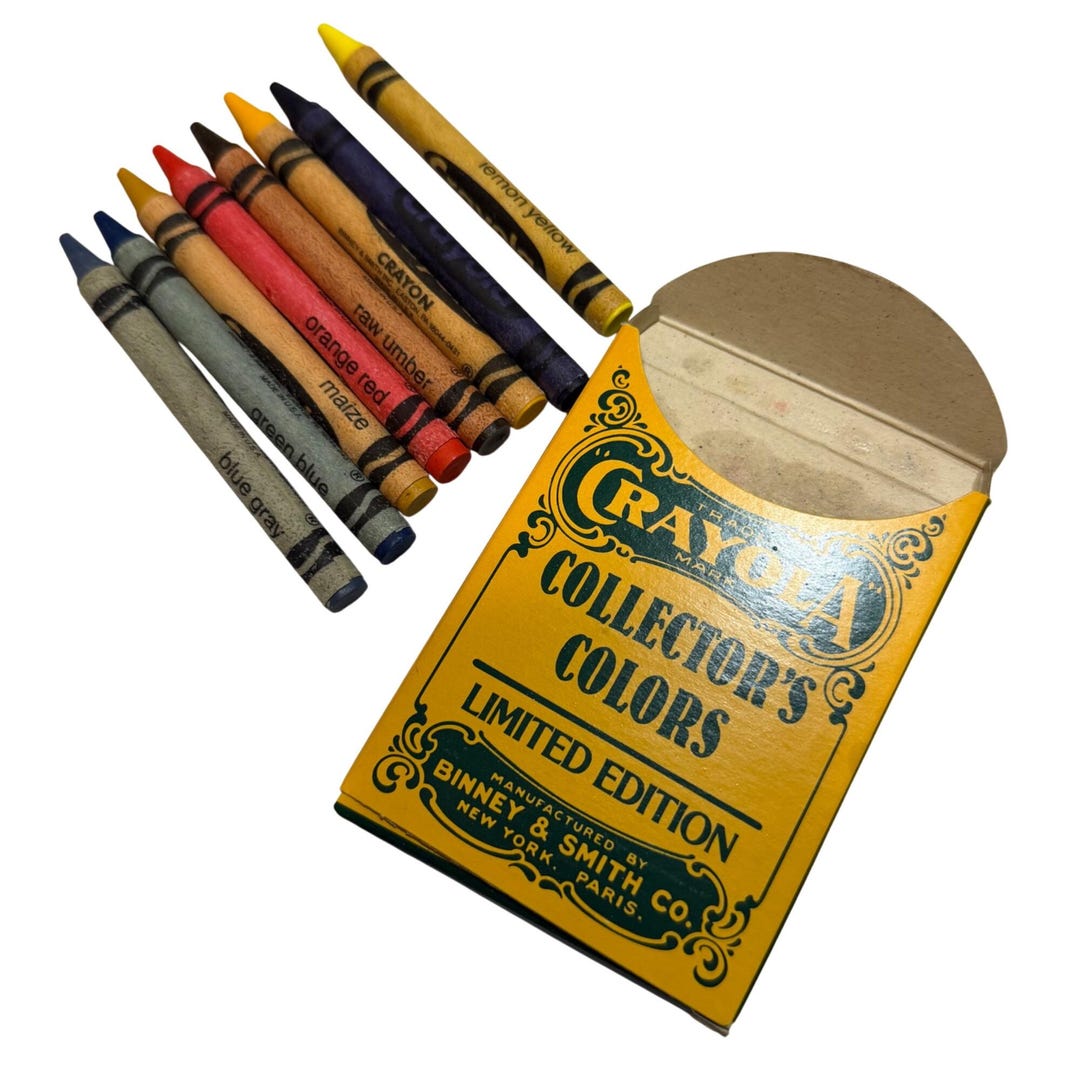 Crayola Collector’s Colors Limited Edition Retired Set 8 Crayons ...