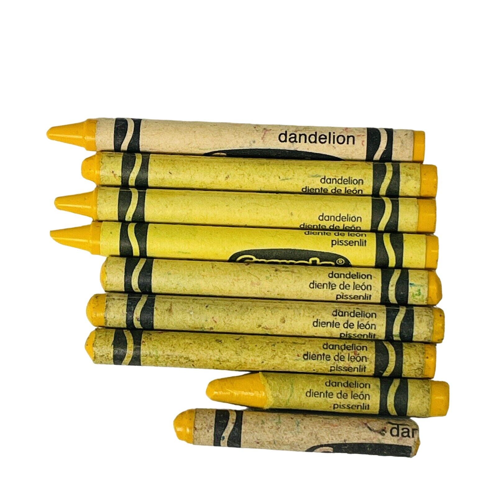 7.5 Dandelion Crayola Crayon Retired Coloring Color USED - Etsy