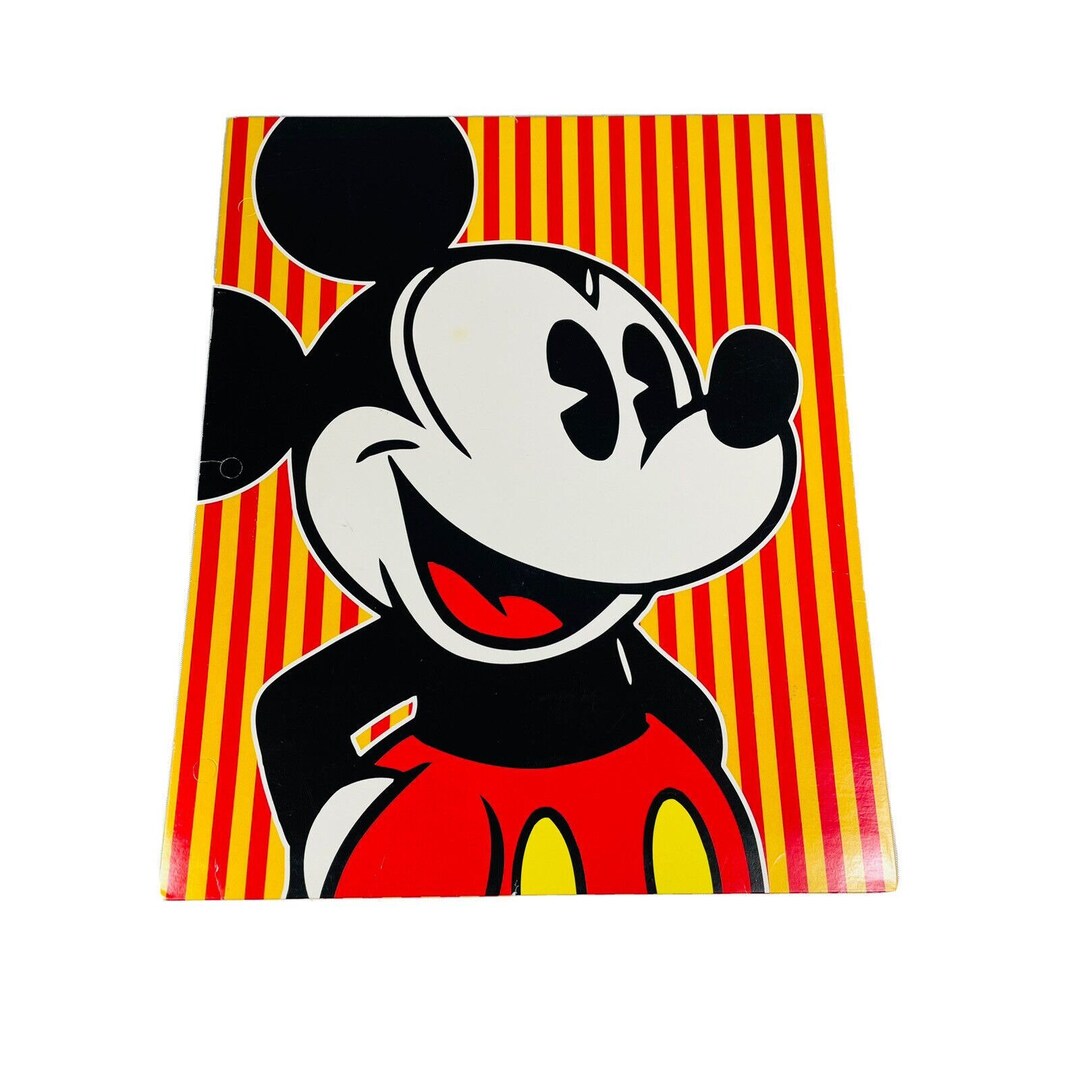 Disney Mickey Mouse Stuff Kids 3 Ring Folders for Binder Die-cut ...
