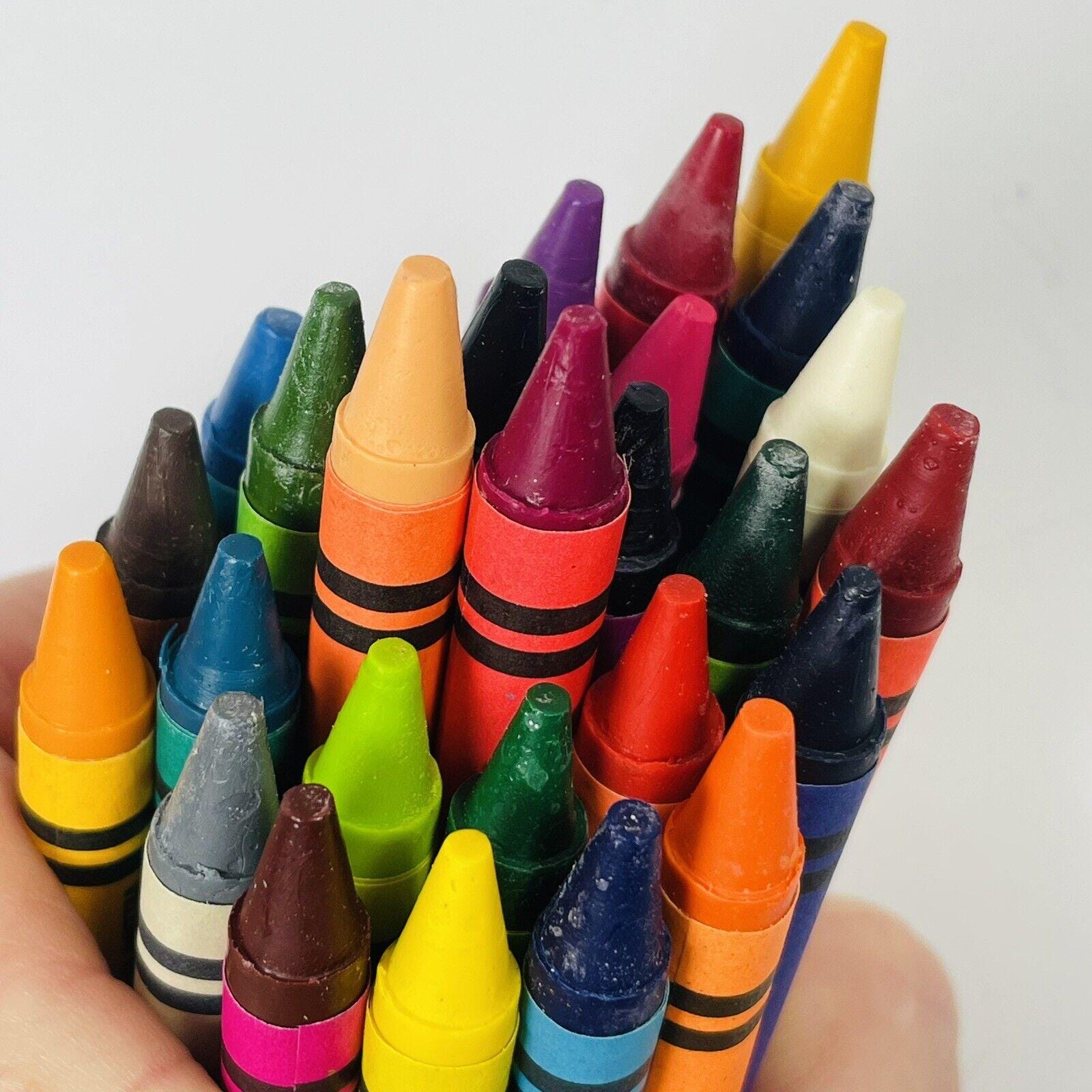 Roseart Mega Crayons Bonus 27 Bright Color Discontinued Rose Art ...