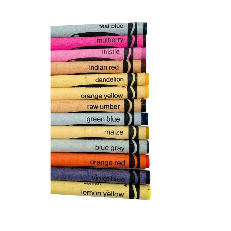 13 Retired Crayola Crayon Collector Vintage Color Lot UNUSED - Etsy