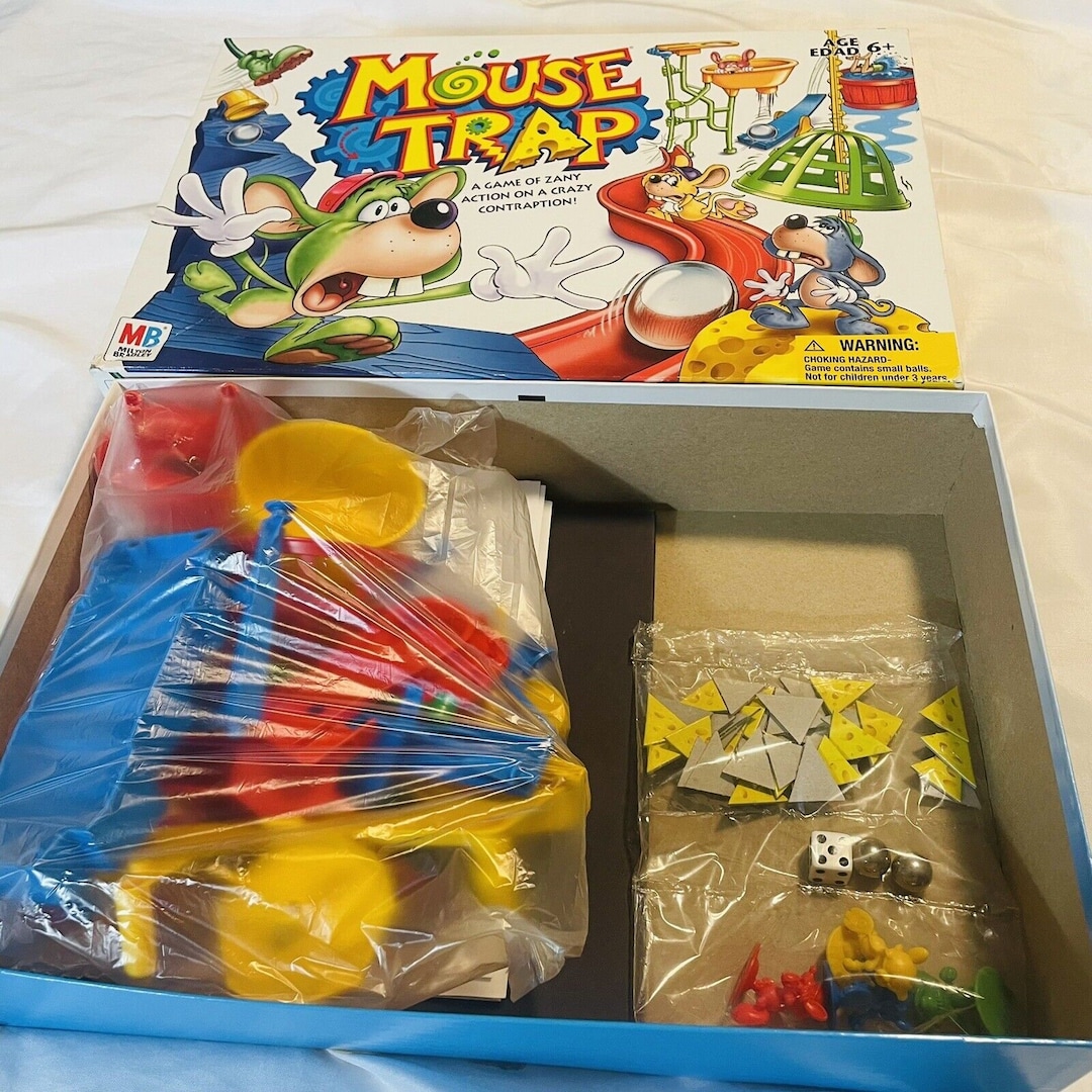 Mouse Trap Board Game Milton Bradley Hasbro Gaming Complete - Etsy