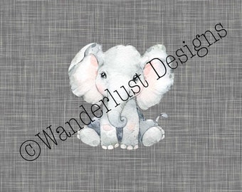 Elephant Quilt Panel - Etsy
