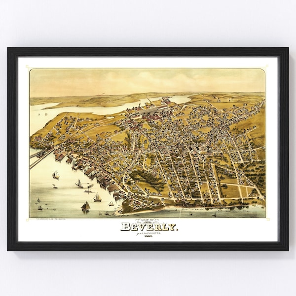Beverly Map Genealogy - Etsy