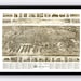 Linden Map 1898 Old Map of Linden Indiana Art Vintage Print Framed ...