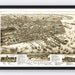 Sharon Map 1907 Old Map of Sharon Wisconsin Art Vintage Print Framed ...