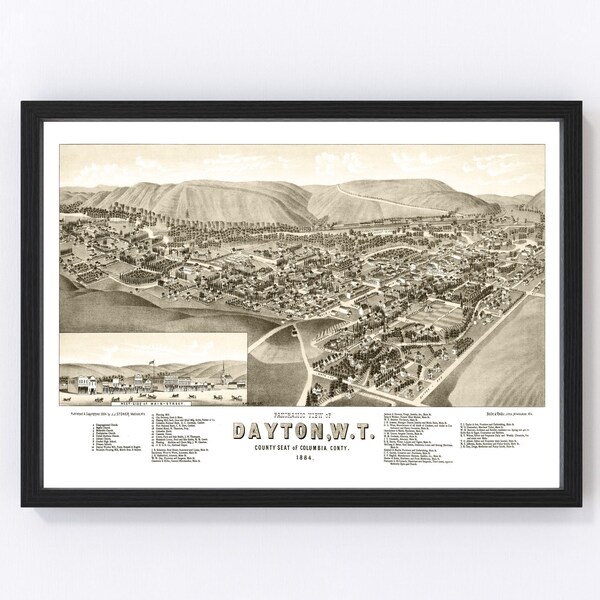 Dayton Map - Etsy
