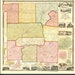 Warren County Ohio Map 1856 - Old Map of Warren County Ohio Art Vintage ...