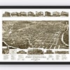 Yutan Map 1907 Old Map of Yutan Nebraska Art Vintage Print Framed ...