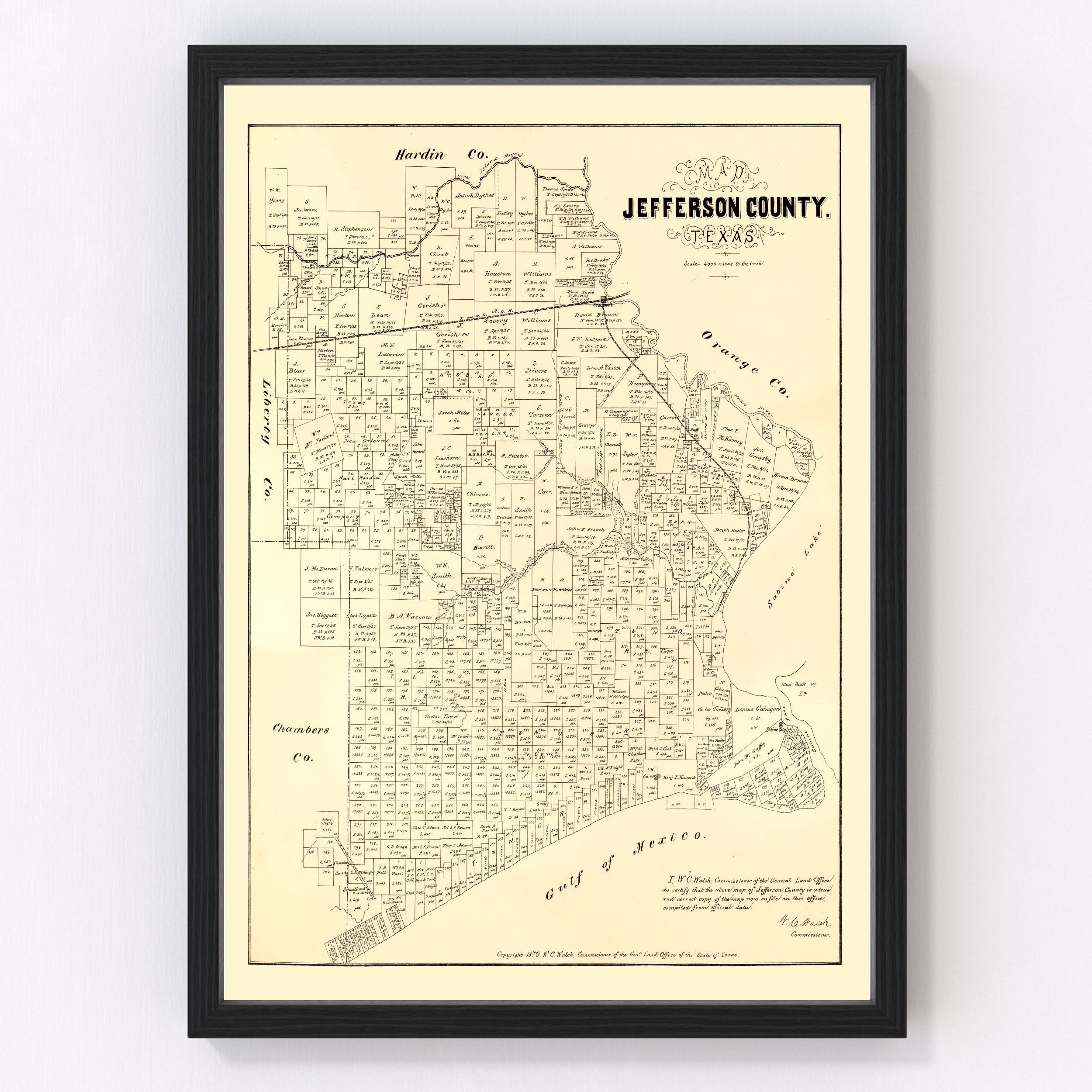 Jefferson County Texas Map